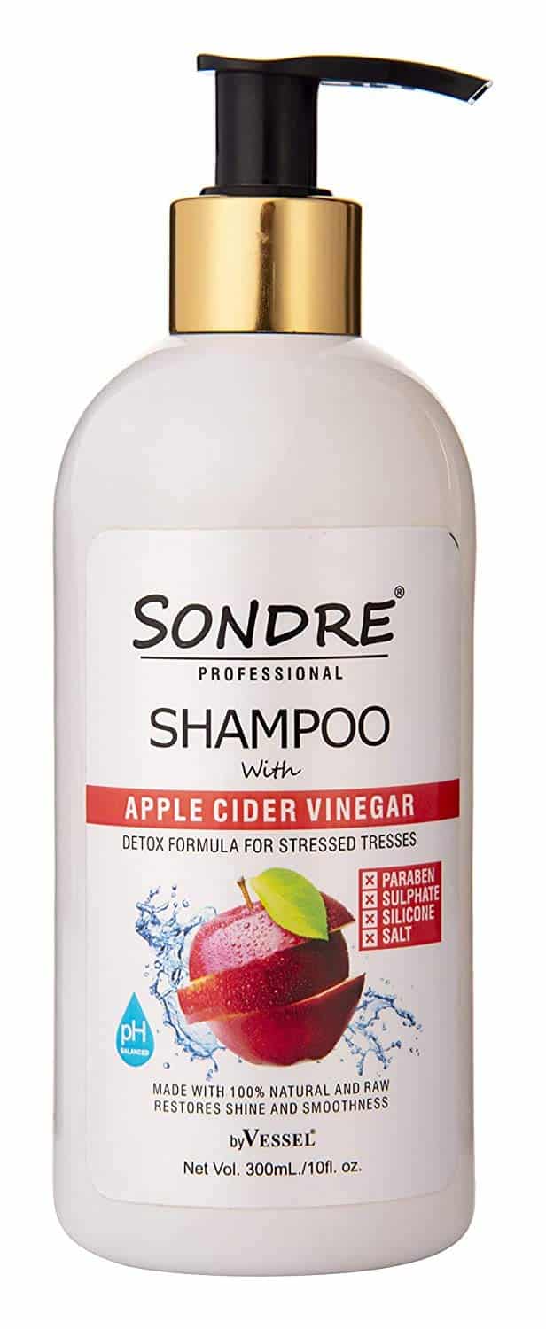 Sondre Herbal Natural Apple Cider Vinegar Shampoo For Hair Without Any