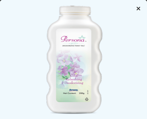 Amway Persona Talc (200 Gms) - Bluee